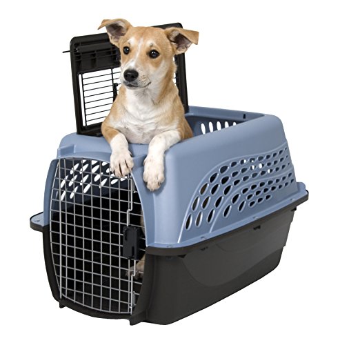 Petmate Medium 2-Door Top Load Pet Kennel Blue