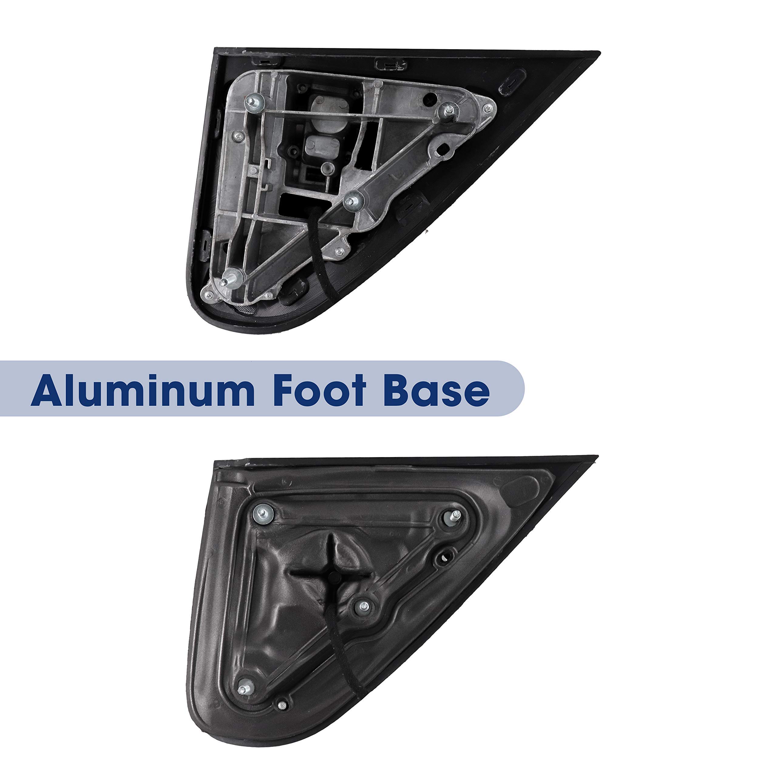 Towing Mirror Compatible with 2014-2018 Chevy Silverado GMC Sierra 1500 2500 HD 3500 HD with Power Adjusted Heated Glass Running Turn Signal Lights Light (Chrome Back)