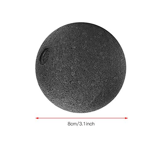 Tgoon Foam Roller Ball, Soft Deeper Massage Yoga Foam Roller with High Density Foam Structure for Yoga for Adults for Stability Exercise(Black, 8CM Single Ball)