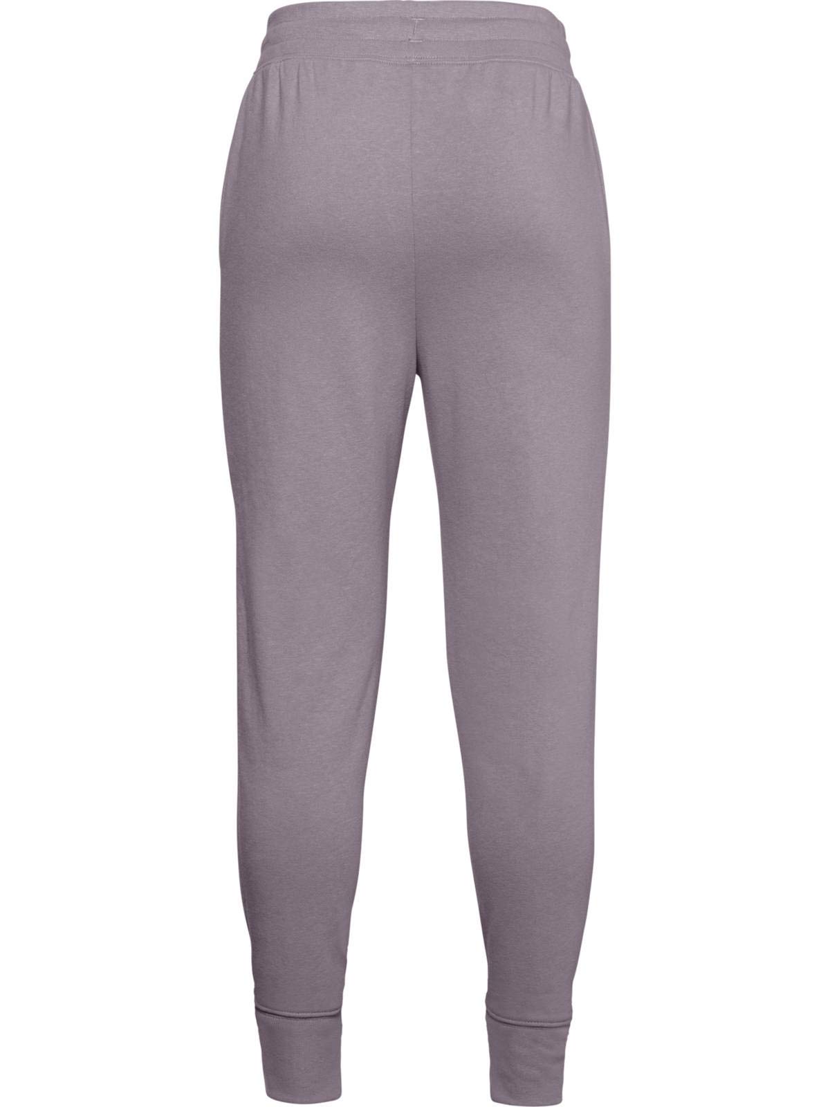 Under Armour Girls Rival Fleece Joggers , Slate Purple (585)/Exotic Bloom , Youth X-Large
