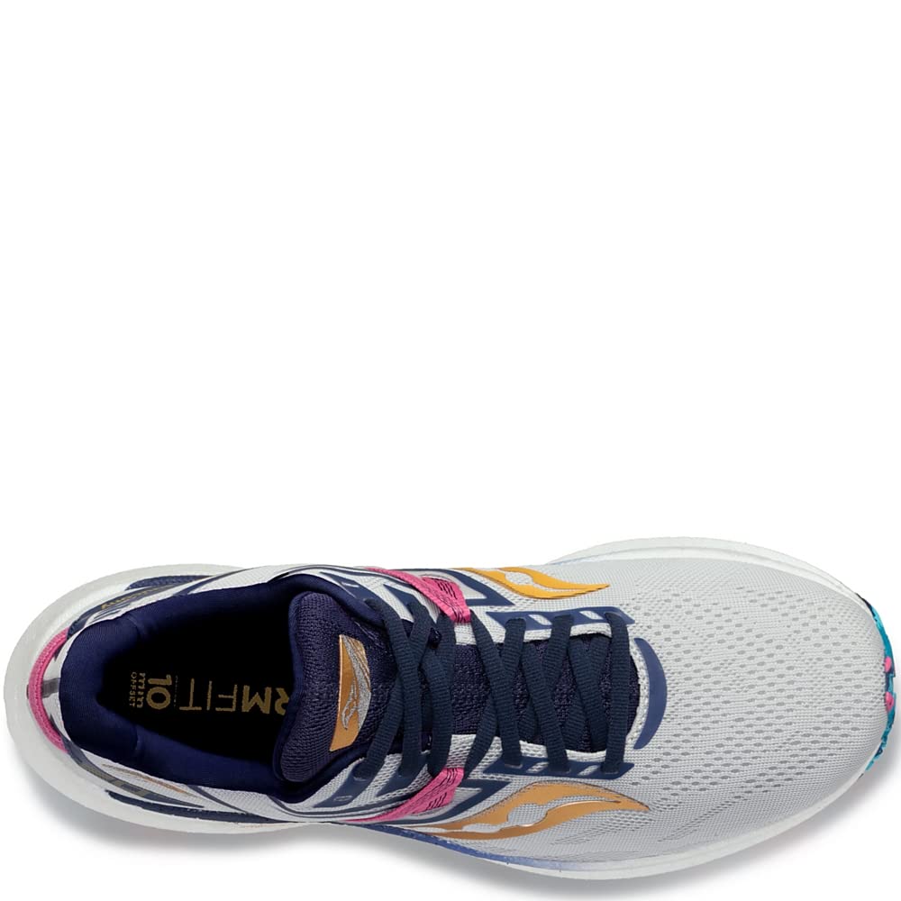 Saucony womens Triumph 20 Running Shoe, Prospect Glass, 7.5 US