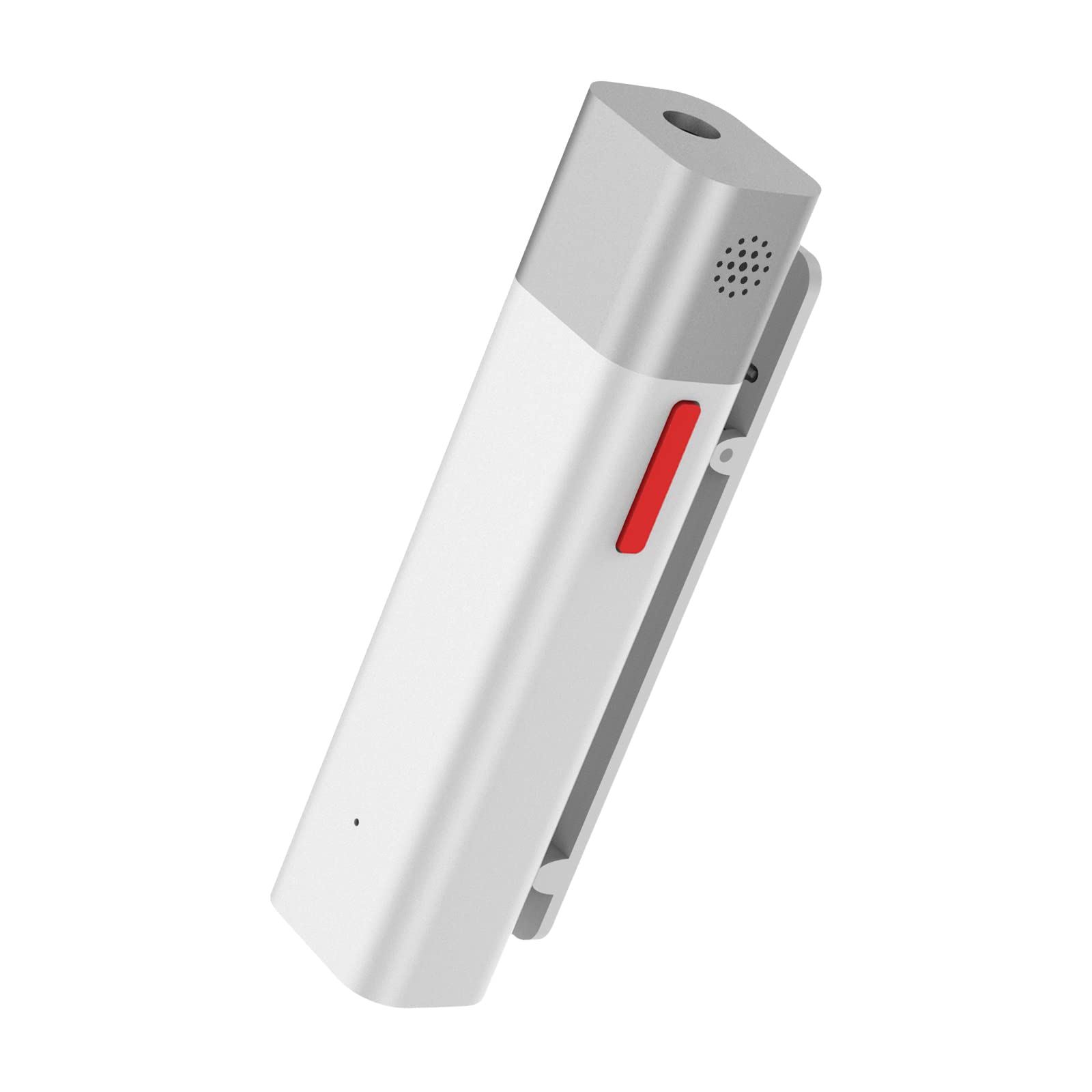 SabineTek Official SmartMike+ Ultra-Compact Wireless Bluetooth Microphone Long Distance Audio Recording Noise Reduction Lavalier Mic (14g) (White)