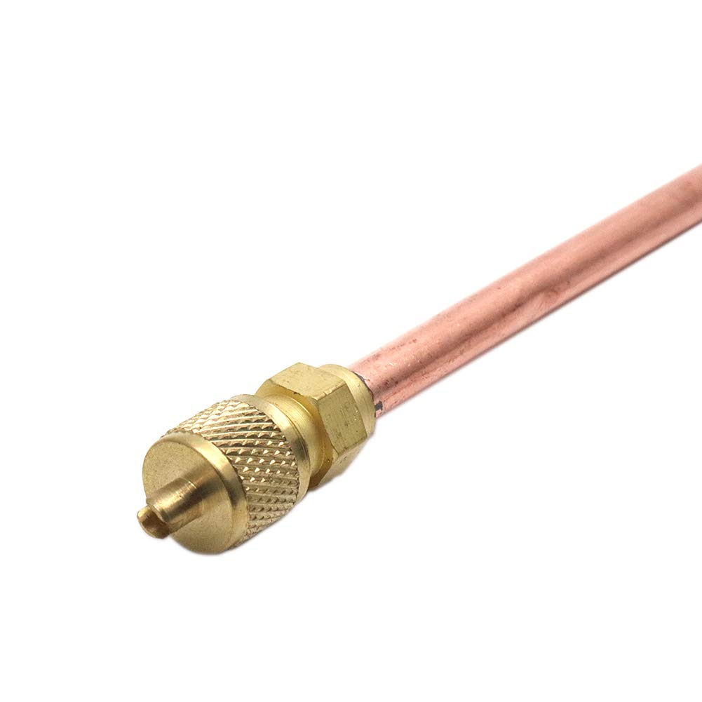 Rannb Air Conditioner Filling Access Valve Spare Part Monodirectional 6mm Tube OD - Pack of 5