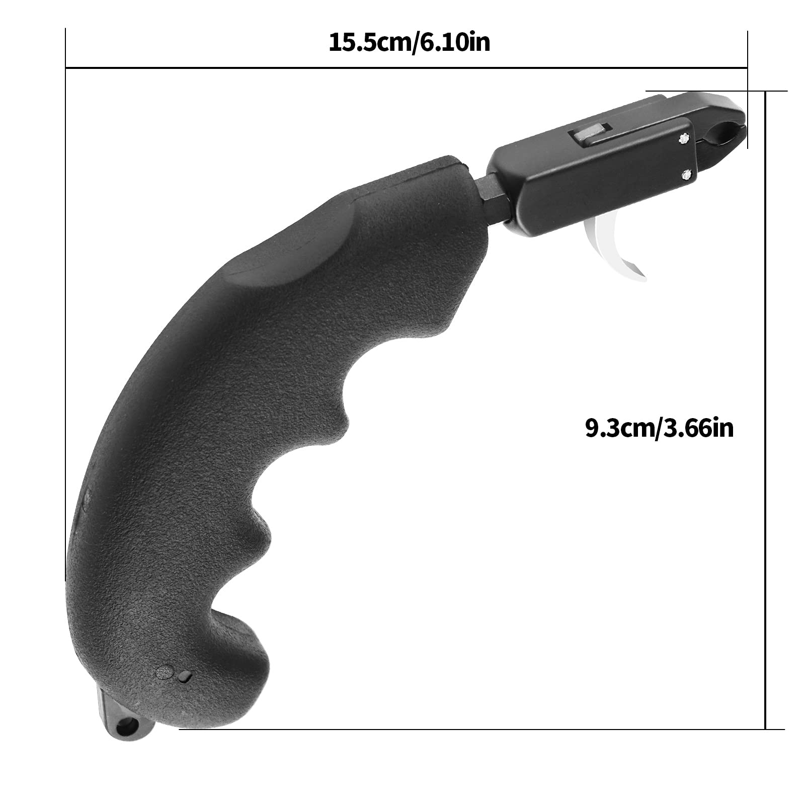 Thumb Bow Release Grip,360° Reliable Archery Handle Thumb Caliper Bow Arrow Release Grip for Compound Bow Archery Release Aid