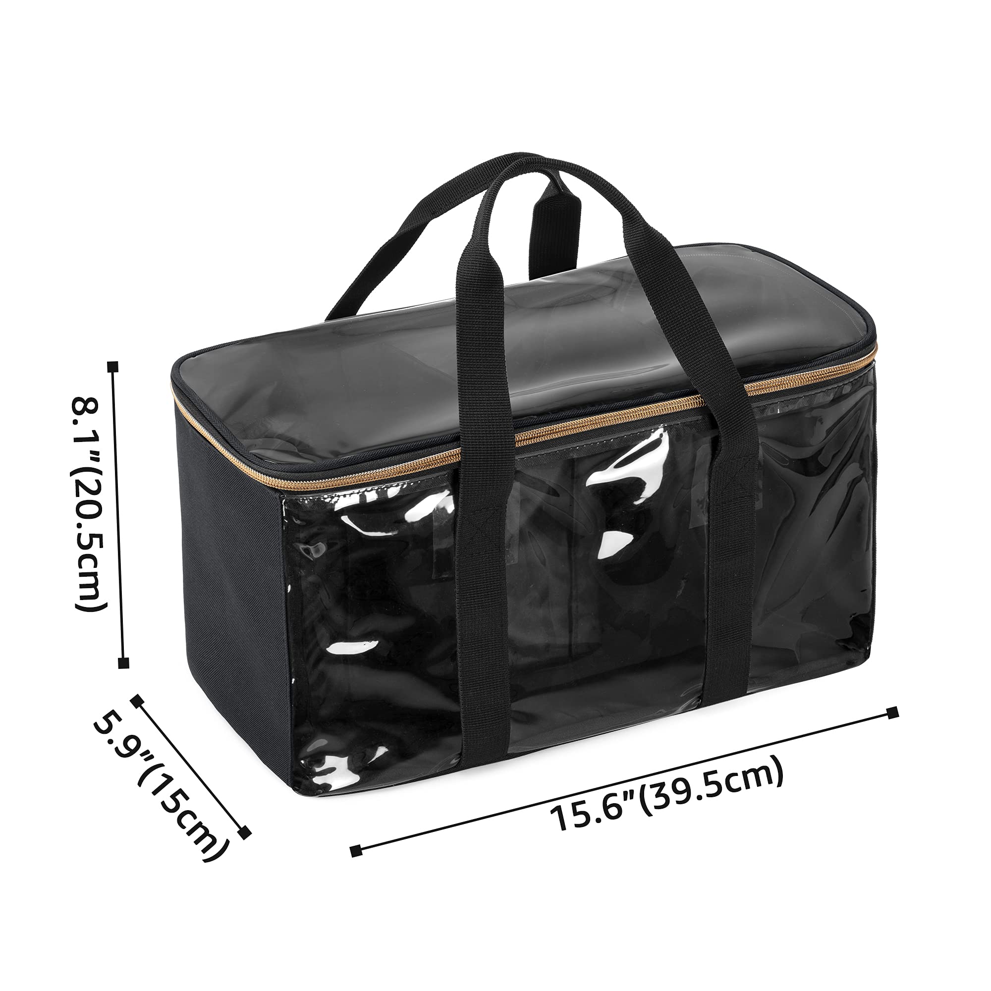 Trunab Game Disc Storage Case Hold Up to 24 Discs, Portable Bag Gaming Disk Organizer, Compatible with Xbox 360/Xbox One/Xbox Series X/S/PS4/PS4 Pro/PS3/PS5/CD/DVD, Black