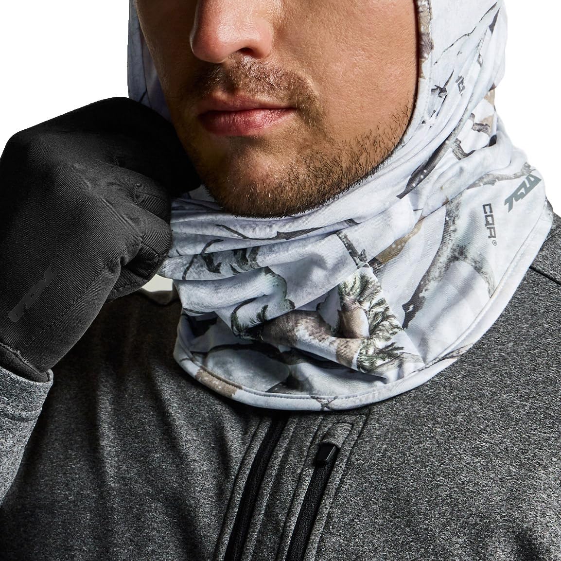 TSLA Thermal Winter Balaclava Face Mask, UV Protection Fleece Lined Ski Mask, Lightweight Windproof Neck Gaiter, Windproof Balaclava Black, One Size