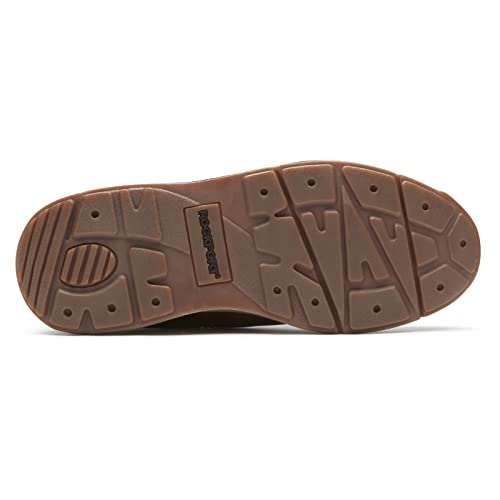Rockport Men's World Tour Classic Walking Shoe, Brown Leather, 14 Wide