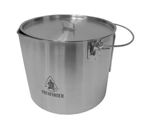 The Pathfinder School Stainless Steel Bush Pot and Lid Set (120 ounce)