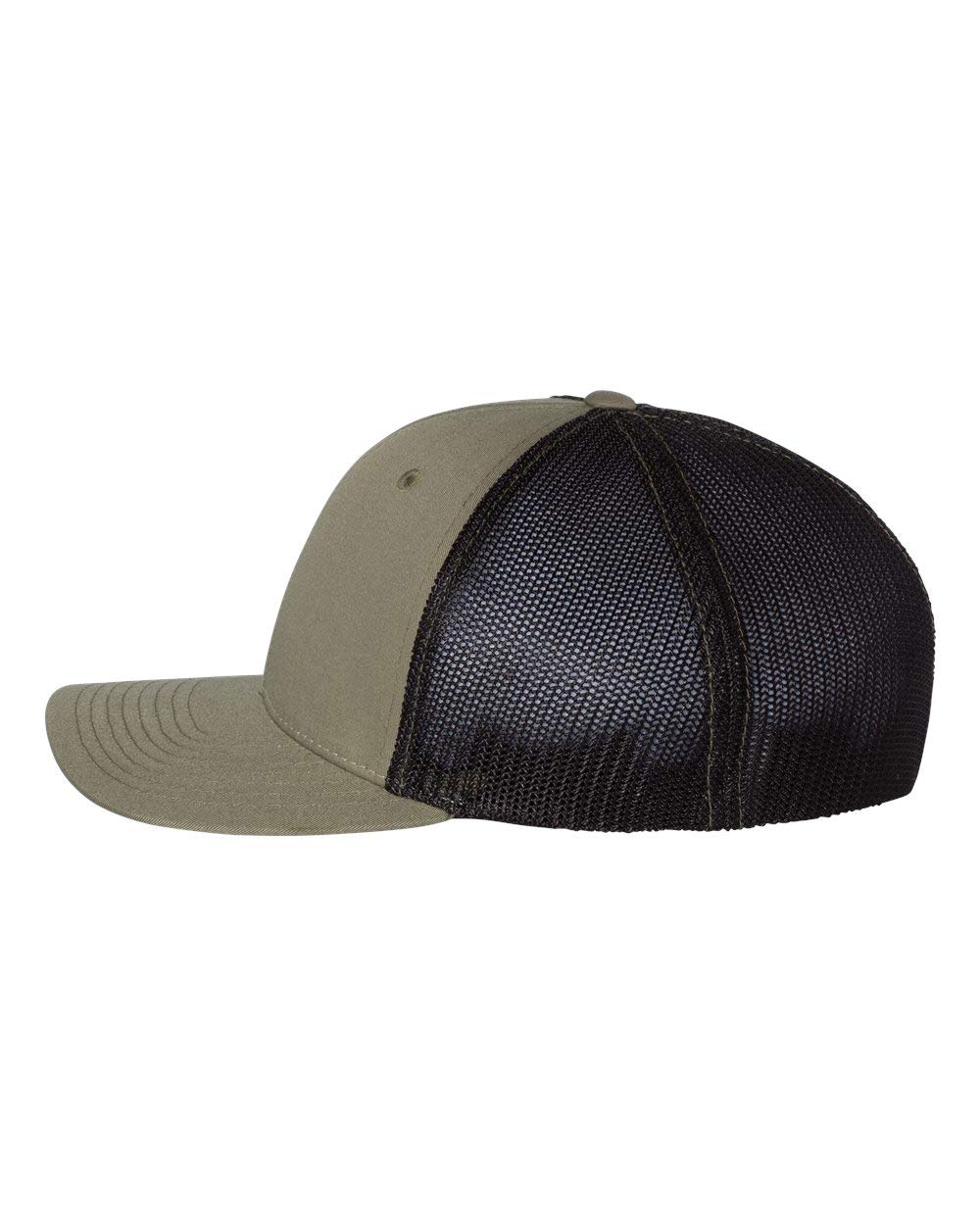 Richardson Fitted Trucker with R-Flex L/XL Heather Grey/ Red