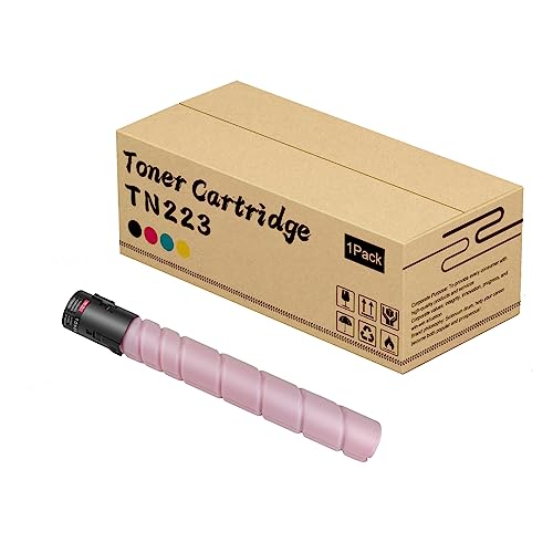 RIOMAN Toner Cartridge Compatible Replacement for Konica Minolta TN223 to Use with Bizhub C226 C256 C266 C7222 C7226 Toner Printer Magenta