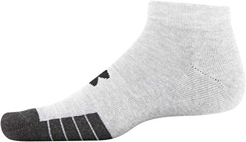 Under Armour Adult Performance Tech Low Cut Socks, Multipairs, Steel Assorted (6-Pairs), X-Large