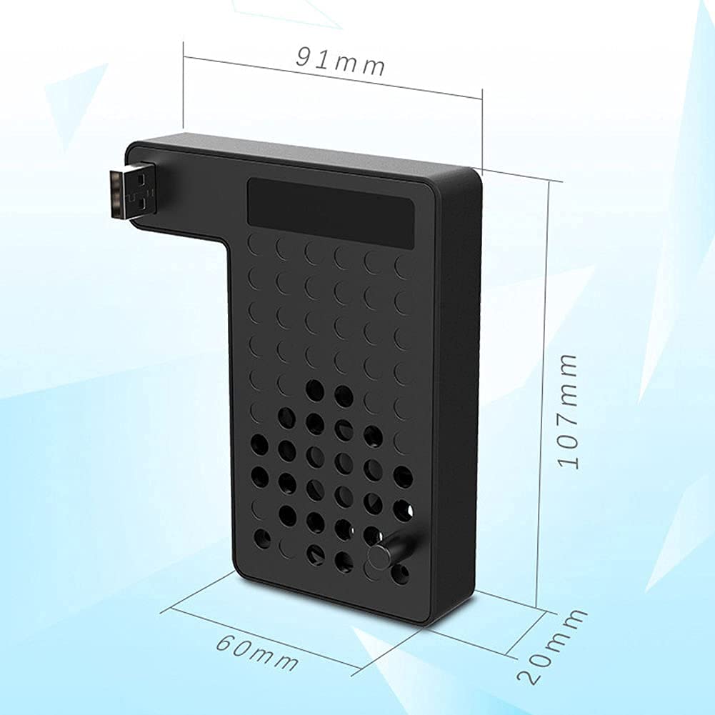 Xbox Series X Console Cooling Fan, Megadream USB Powered Cooling Fan Cooler Standing Mount with External USB Hub Port, On/Off Switch, Only Compatible with Xbox Series X Console