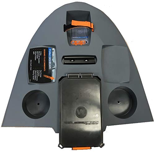 Wilderness Systems Pungo Dashboard | Kayak Dashboard with Dry Storage| Console for Pungo Kayaks, Gray, One Size (9801076)