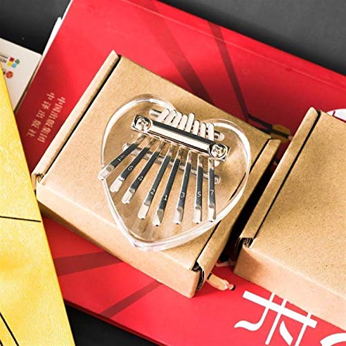TIANMINJIEDM Mini Thumb Piano Kalimba 8-Note Finger Piano Beginner's Portable Instrument Thumb Piano (Color : A)