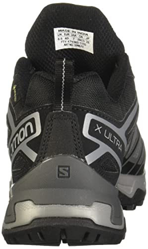 Salomon X Ultra 3 Gore-TEX Hiking Shoes for Men, Black/Magnet/Quiet Shade, 10.5