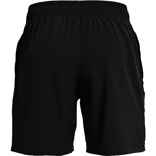 Under Armour Men's Woven 7-Inch Shorts, Black (001)/Pitch Gray, Small