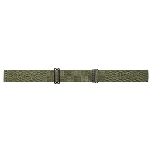 Uvex Saga TO - Ski Goggle for Men and Women - incl. Interchangeable Lenses - Optimal Frame Ventilation - Croco Matt/Gold-LGL Clear - One Size