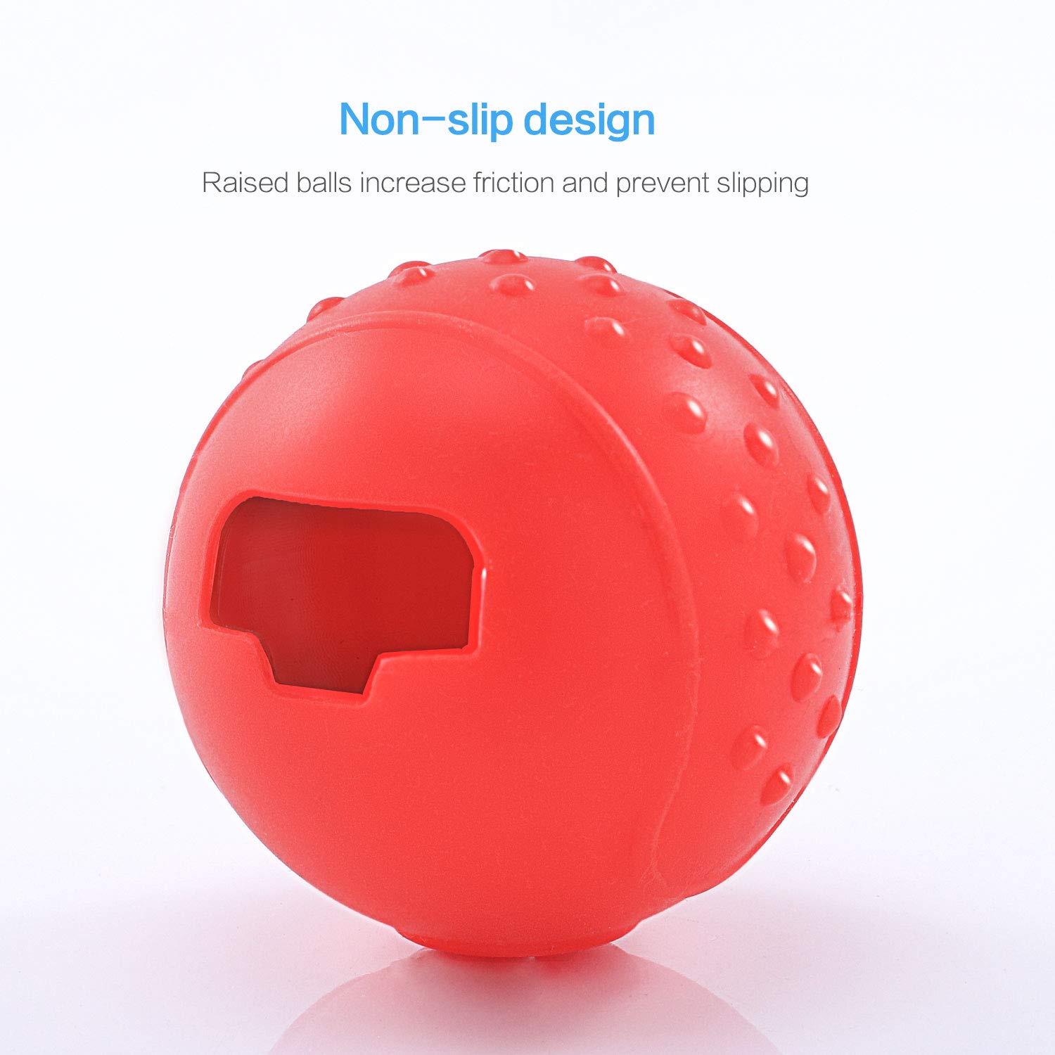 Silicone Grip Case for Poke Ball Plus Controller, Accessories Rubber Skin Protective Cover Case Compatible with Nintendo Switch Pokemon Lets Go Pikachu Lets Go Eevee Poke Ball Plus - Red
