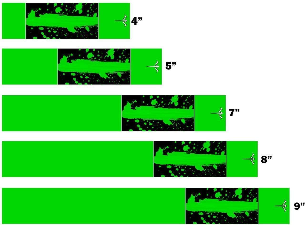 White Water Archery Non-Laminated Green Predator Blood 2 Inch Vane Design Arrow Wraps 15 Pc Pack Choose Length Width (9, 1)