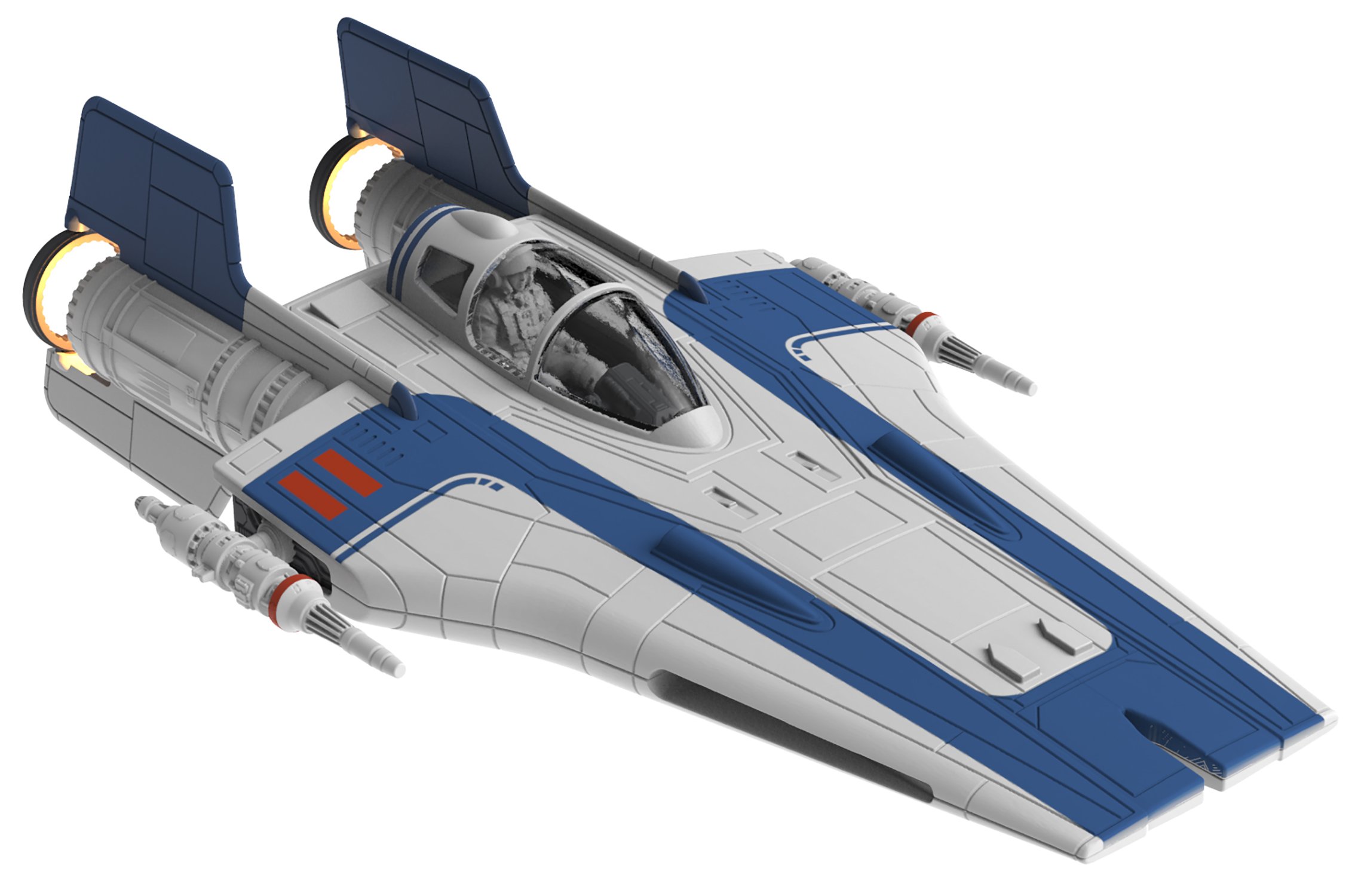 Revell Snaptite Build and Play Star Wars: The Last Jedi! Resistance A-wing Fighter