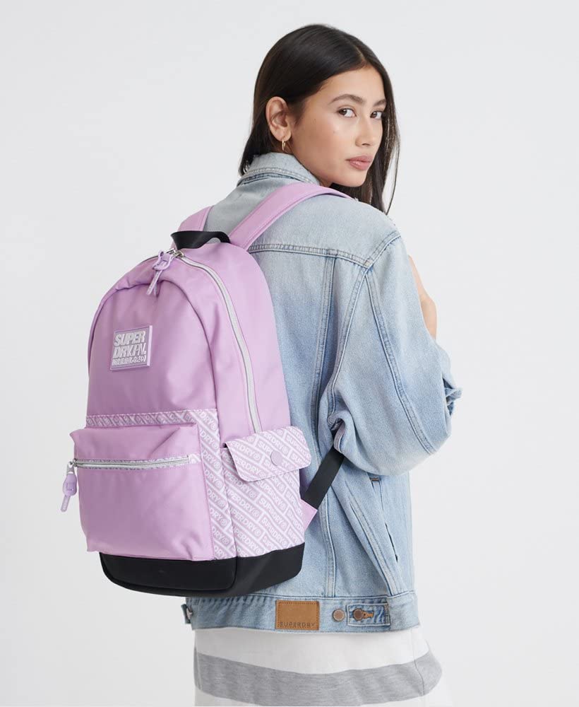Superdry Womens Block Edition Montana Rucksack Pastel Aop Size One Size
