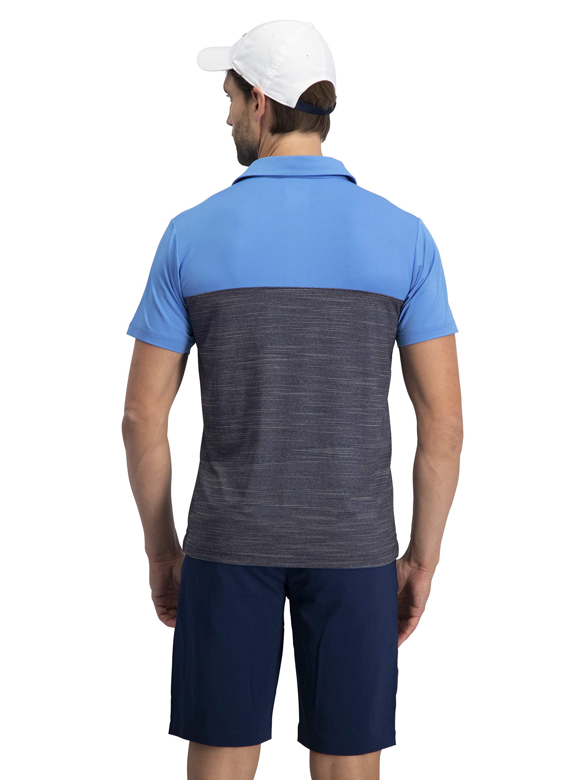 Three Sixty Six Quick Dry Golf Shirts for Men - Moisture Wicking Short-Sleeve Casual Polo Shirt