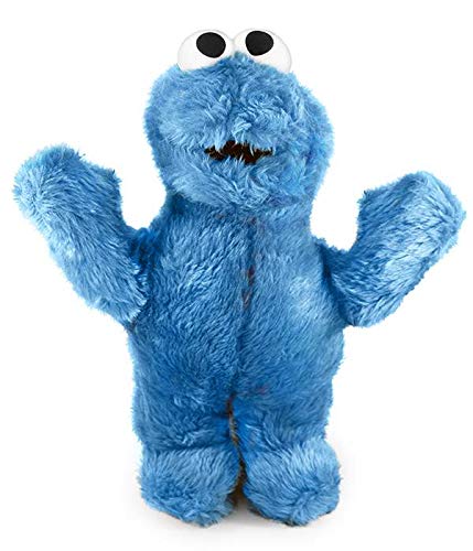 Sesame. Street Plush Toys : Ernie-Bert-Elmo-Cookie Monster,Official Licensed,(40cm/15.7") (Cookie Monster)