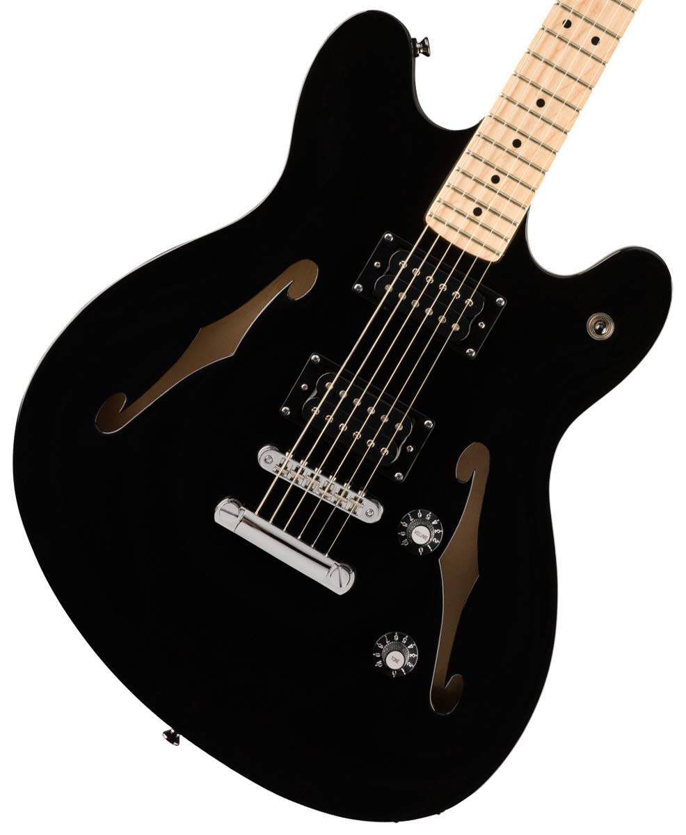 Squier Affinity Series Starcaster Electric Guitar, with 2-Year Warranty, Black