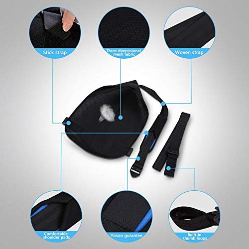 TMISHION Arm Sling Shoulder Bandage, Shoulder Immobilizer for Broken Broken Arm, for Broken Arms for Adult Wrist, Elbow, Shoulder Injury