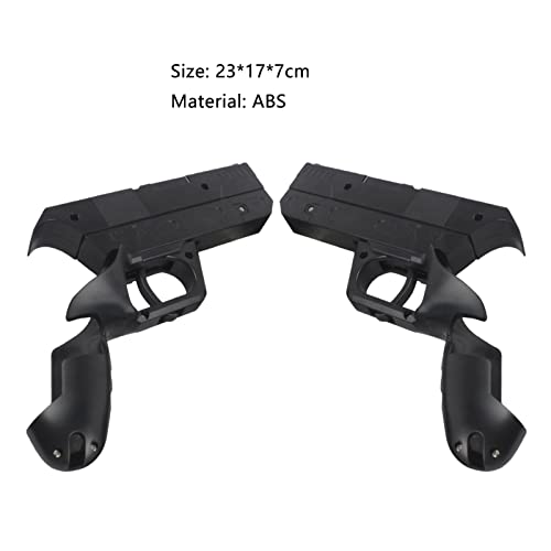 yanbirdfx VR Controller Shooting Handle ABS Virtual Reality Controller Shooting Handle Easy Installation Realistic Black