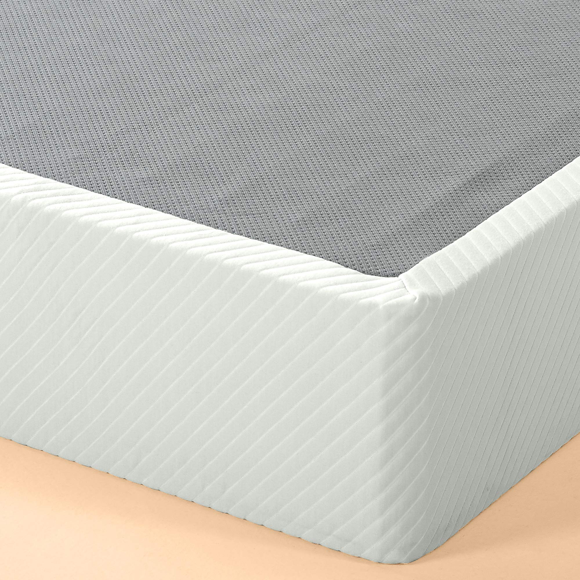 ZINUS No Assembly Metal Box Spring / 9 Inch Cool Grey Mattress Foundation / Sturdy Metal Structure, Twin