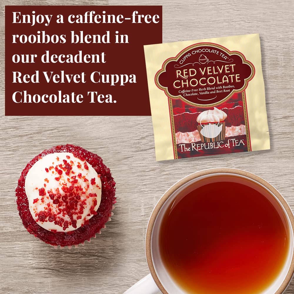 The Republic of Tea β Cuppa Chocolate Tea Assortment Gift (24 Individually Wrapped Dessert Tea Bags)