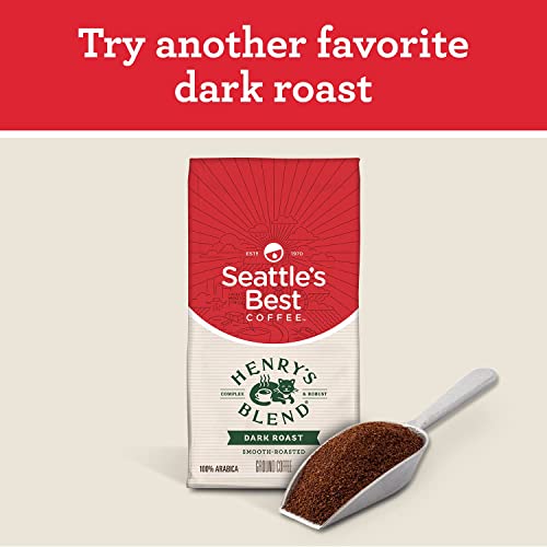 Seattle's Best Coffee Post Alley Blend Dark Roast K-Cup Pods | 6 boxes of 10 (60 Total Pods)