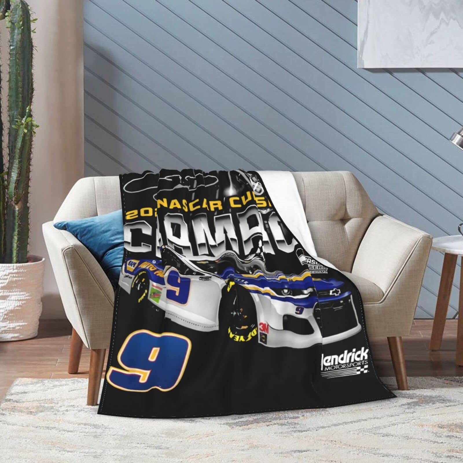 RATRIG Chase Elliott 9 Blanket Tapestry Sofa Bed Fuzzy Plush Luxury Flannel Super Cozy All Seasons Microfiber Warm Decorative Lightweight Bedroom