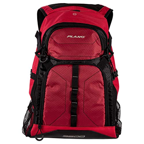 Plano E-Series 3600 Tackle Backpack, Includes Three 3600 Tackle Storage Stows, Black