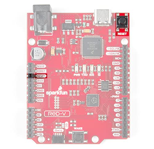 SparkFun RED-V RedBoard - SiFive RISC-V FE310 SoC development board Freedom E310 core RISC-V instruction set architecture (ISA) USBC microcontroller I2C Qwiic Connect Sys Zephyr RTOS build environment