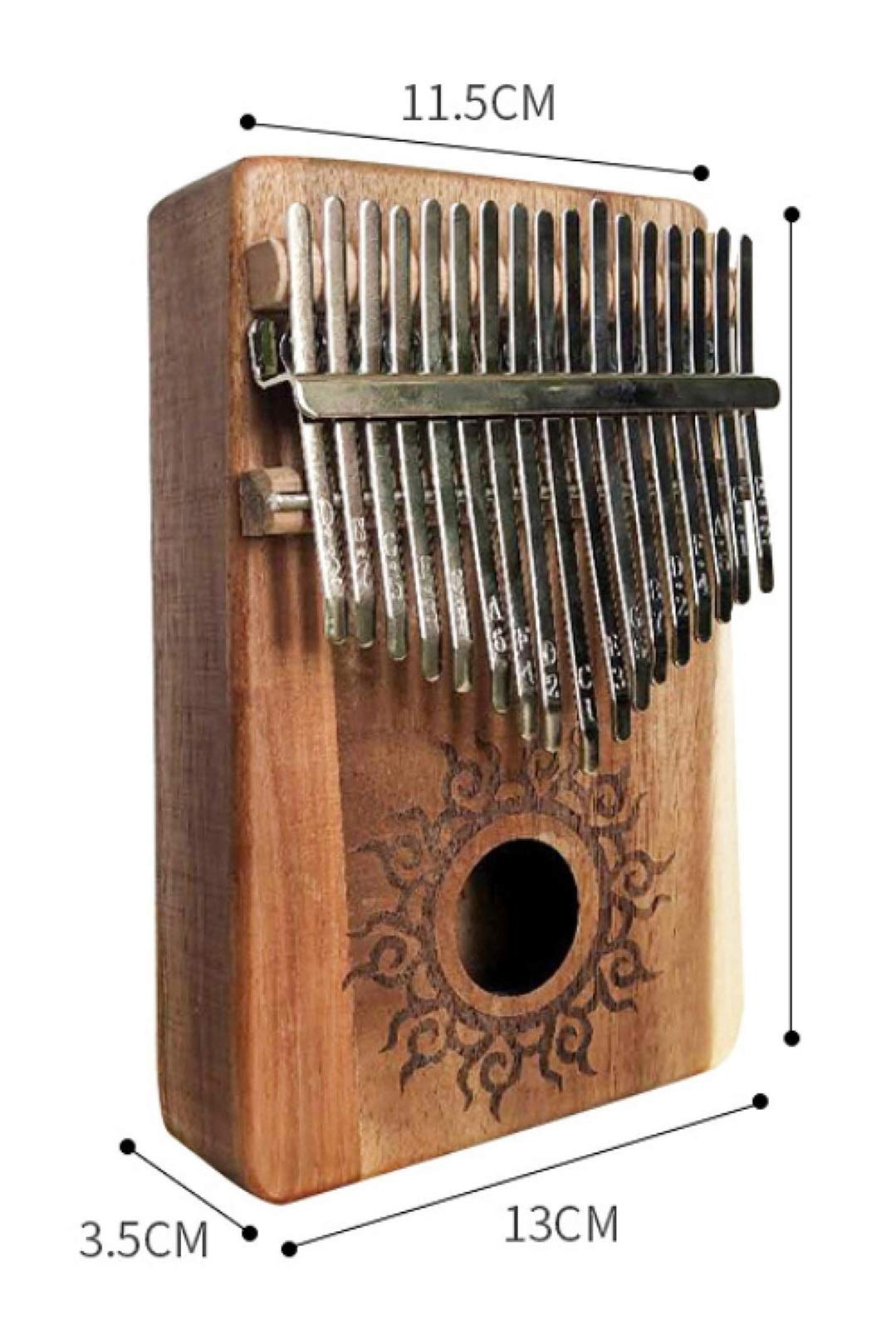 SLFDXDP Thumb Piano Acacia Beginner Thumb Piano Finger Piano Kalimba Kalimba Thumb Piano Kalimba Instrument Portable (Color : C)