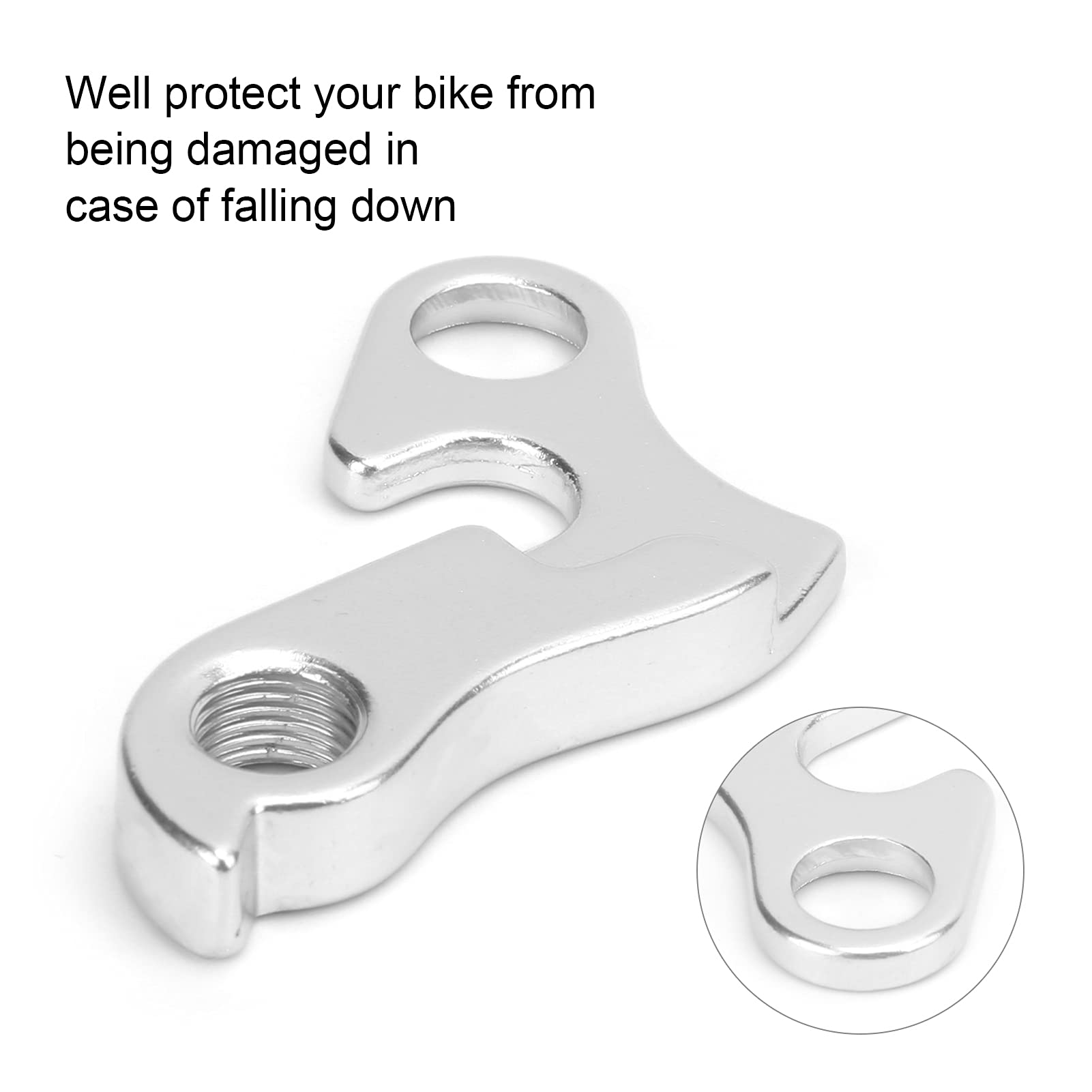 YXyuexin Mountain Bike Tail Hook Lugs, Road Bike Tail Hook Rear Derailleur Hook Rear Hook Frame Hook Shift Hook for Bicycle Parts Replacement
