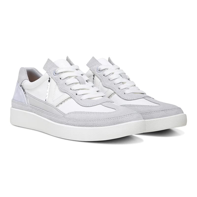 Vionic Women's Essence Mylie Lace Up Sneakers- Supportive Ladies Casual Shoes That Include Three-Zone Comfort with Orthotic Insole Arch Support, White 8 Medium