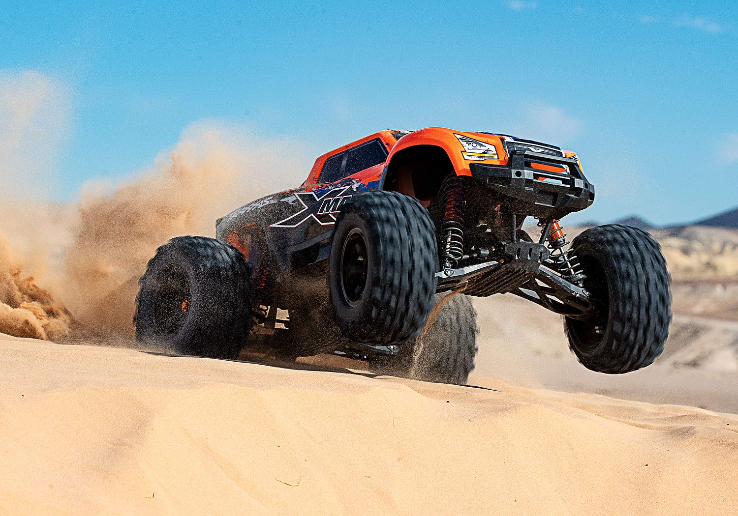 Traxxas X-Maxx 1/6 RTR Electric Monster Truck w/VXL-8s, TSM, Orange, TRA77086-4
