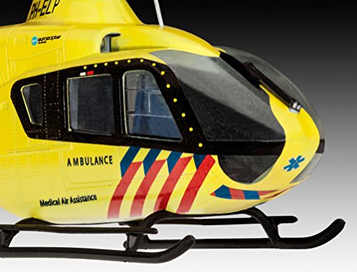 Revell Germany 1/72 EC135 Nederlandse Trauma Helicopter, Yellow, Orange, Blue, White, Grey