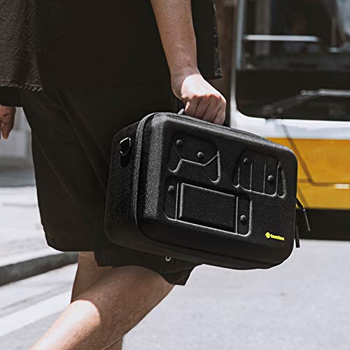 tomtoc Storage Case for Nintendo Switch OLED Model, Carrying Case Fit Pro Controller and 36 Games, Hard Shell Protective Case Fit Complete Set of Accessories for Travel and Party, Black