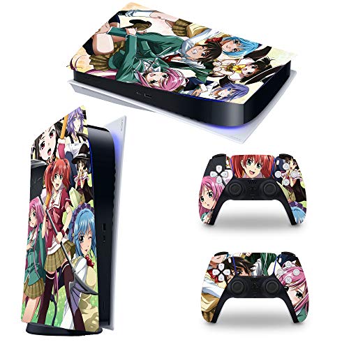 Rosario Vampire Anime PS5 Digital Edition Console and Controller Skin Set - Playstation 5 Digital Edition Vinyl