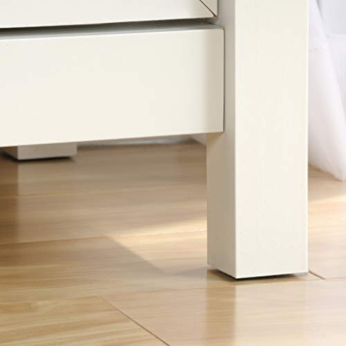 Sauder Cottage Road Entertainment Stand, For TV's up to 42", Soft White finish