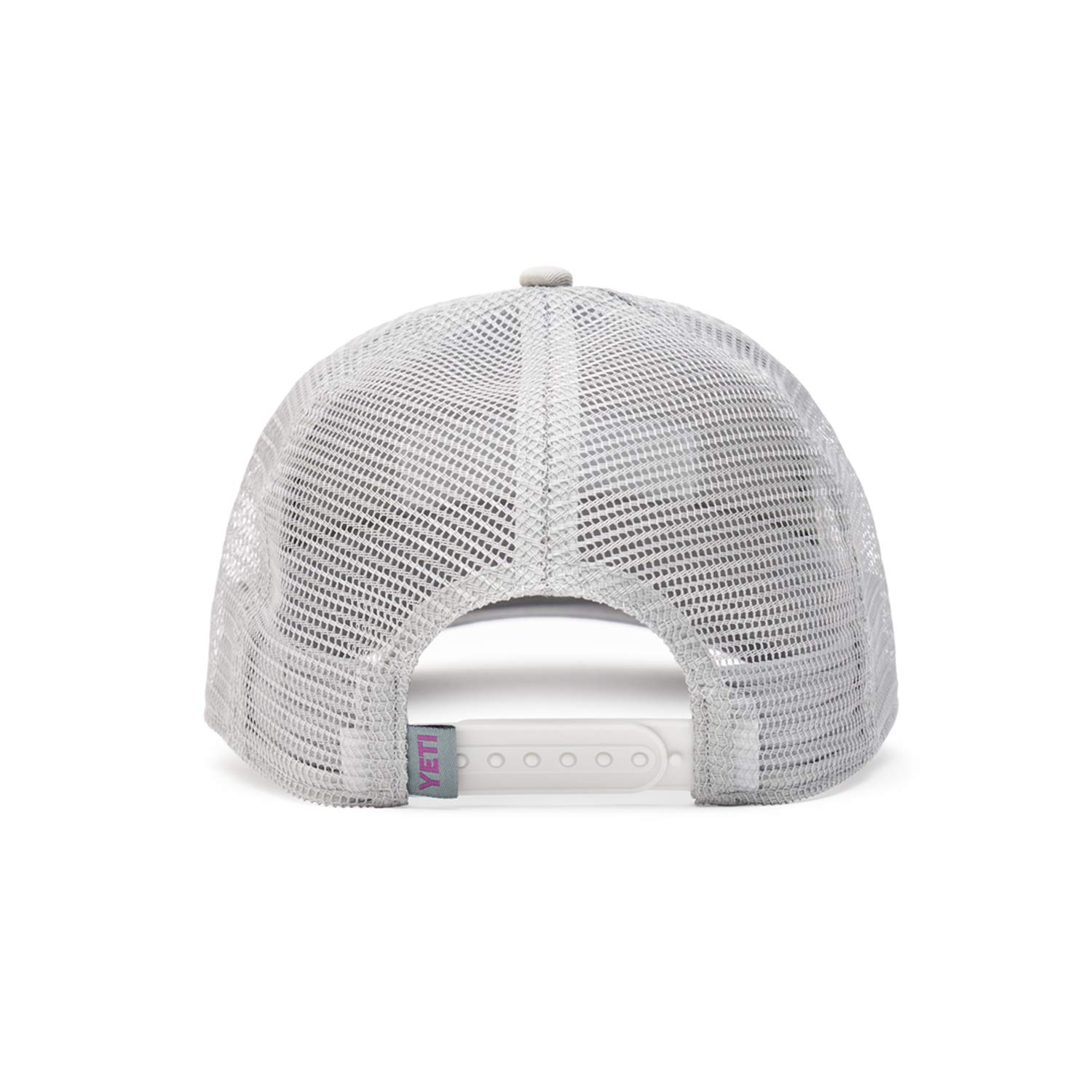 YETI Logo Badge Trucker Hat, Sharptail Taupe/Gray