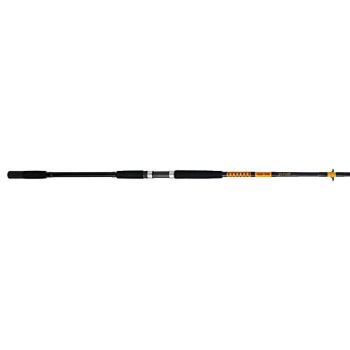 Ugly Stik Bigwater Spinning Fishing Rod,Black/Red/Yellow