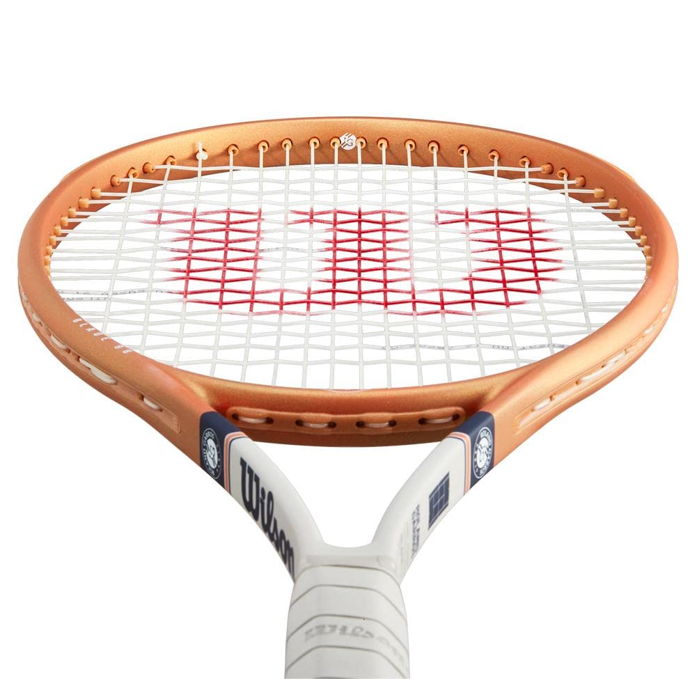 Wilson Blade 98 (16x19) v7 Roland Garros Edition Tennis Racquet (4-3/8)