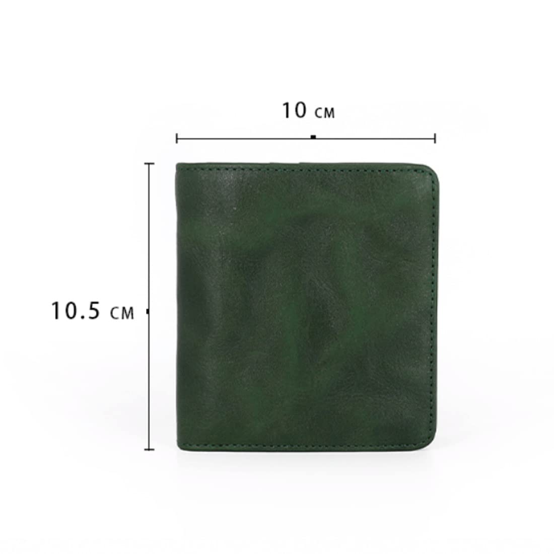 ZEBFYM Wallets for Men, Genuine Leather Business Handcrafted Men's Wallets, Card Cases & Money Organizers, Cowhide Small Wallets (Color : C)