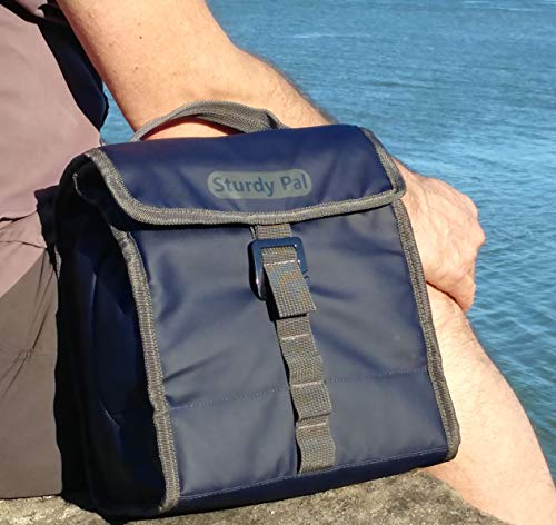 Sturdy Pal Temporarily unavailable - check back soon! Get your Insulated Foldable and Adjustable Size Heavy-Duty Leak Proof Lunch Bag for Men & Women with Utensil Zip Pouch