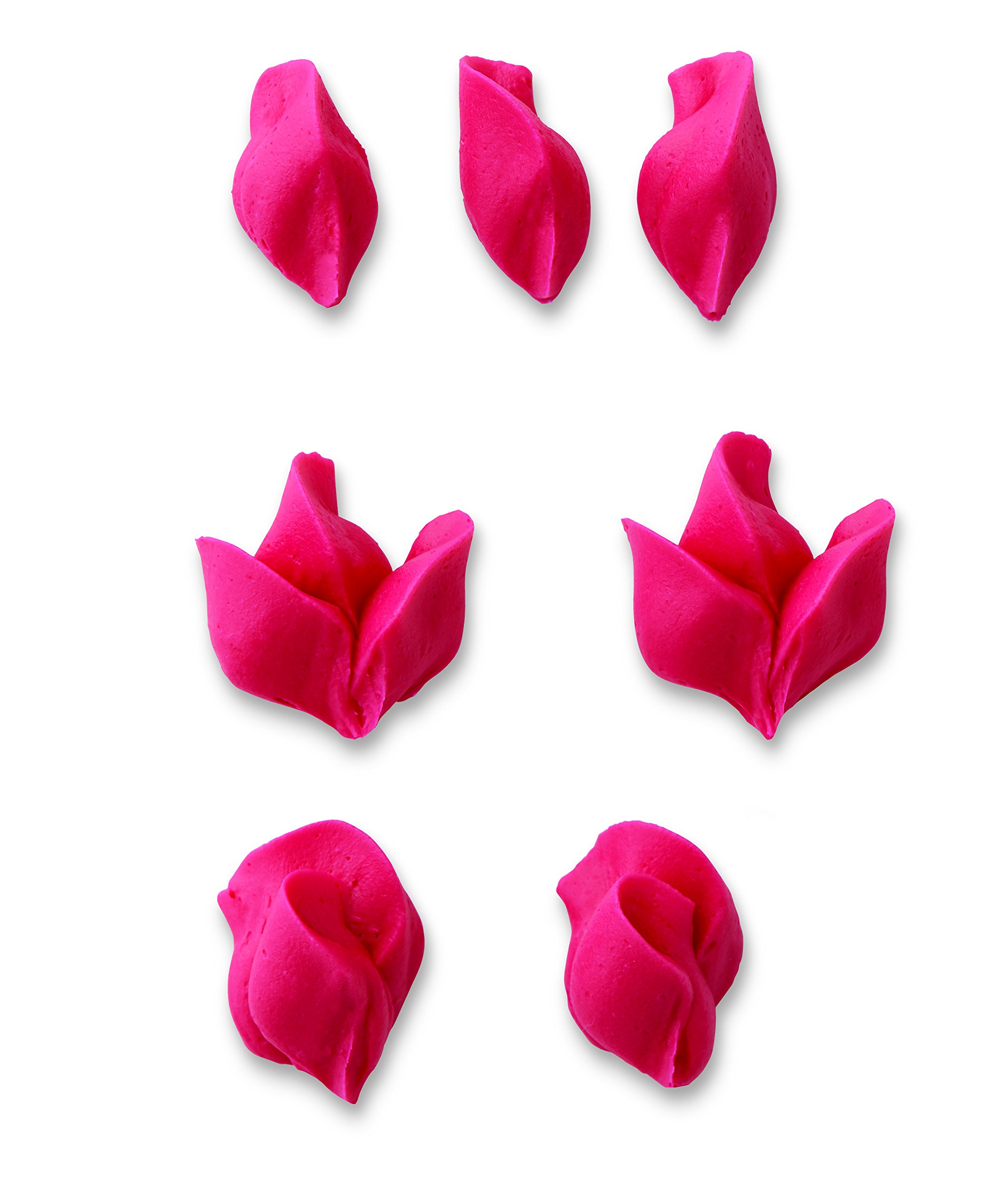 Wilton Decorating Tip Set 3/Pkg-#104 Petal/#352 Leaf/#224 Flower